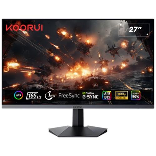 Koorui Monitör 27' Gn06 1Ms 165Hz Hdmı Dp Ips 1920X1080 G-Sync Freesync Vesa