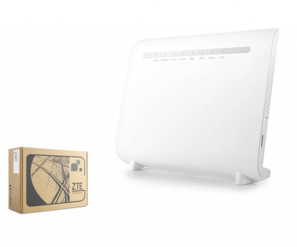 Zte Modem H367A 5 Ghz Ac 1600 Vdsl2-Fıber Modem Router